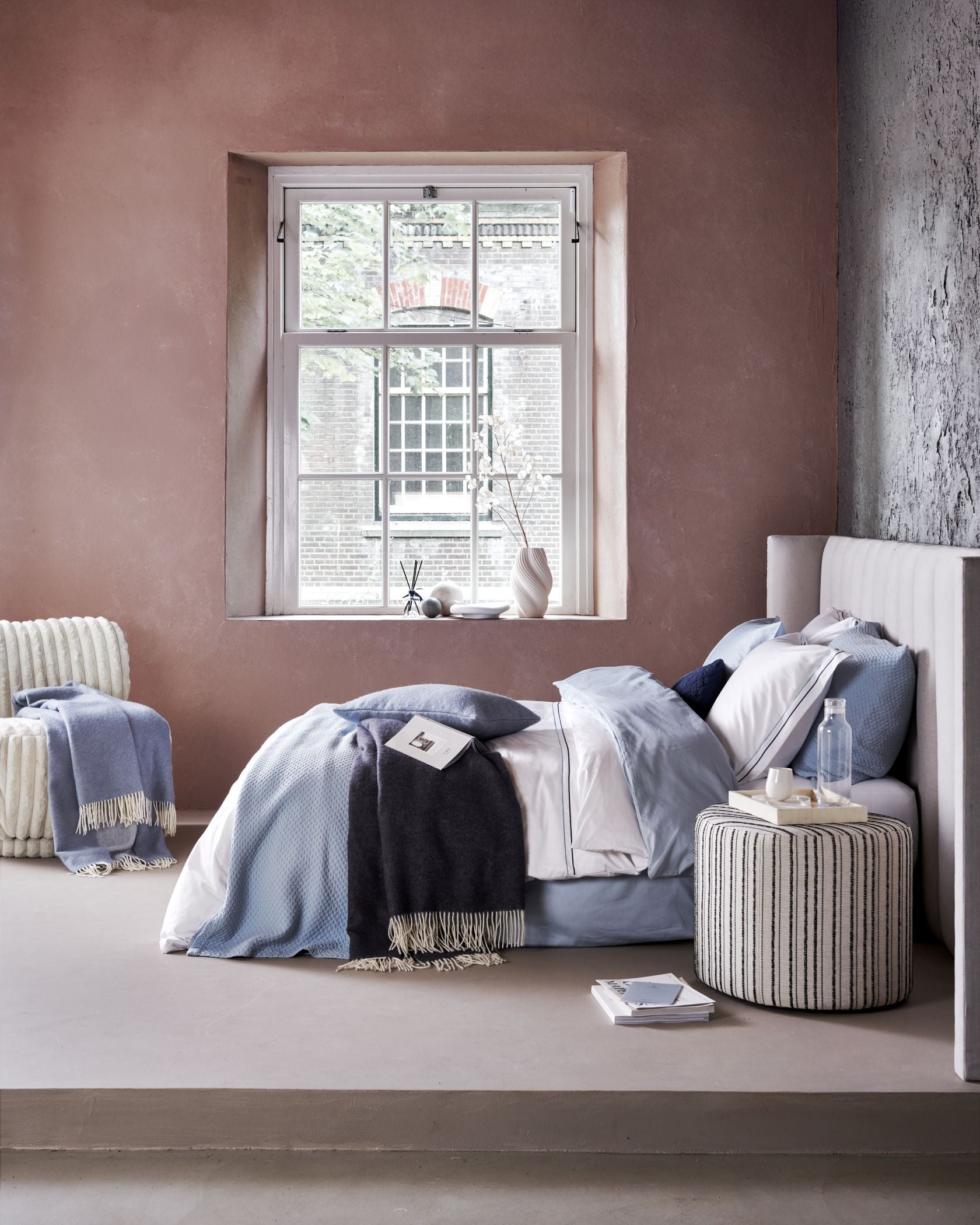 Vandyck PURE 82 kussensloop Dusty Blue 60x70 cm | Snelle levering ...